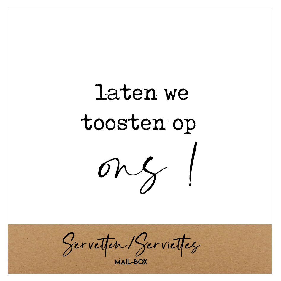 Laten we toosten op ons | Mailboxcards