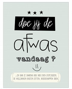 Doe jij de afwas vandaag ? | Mailboxcards