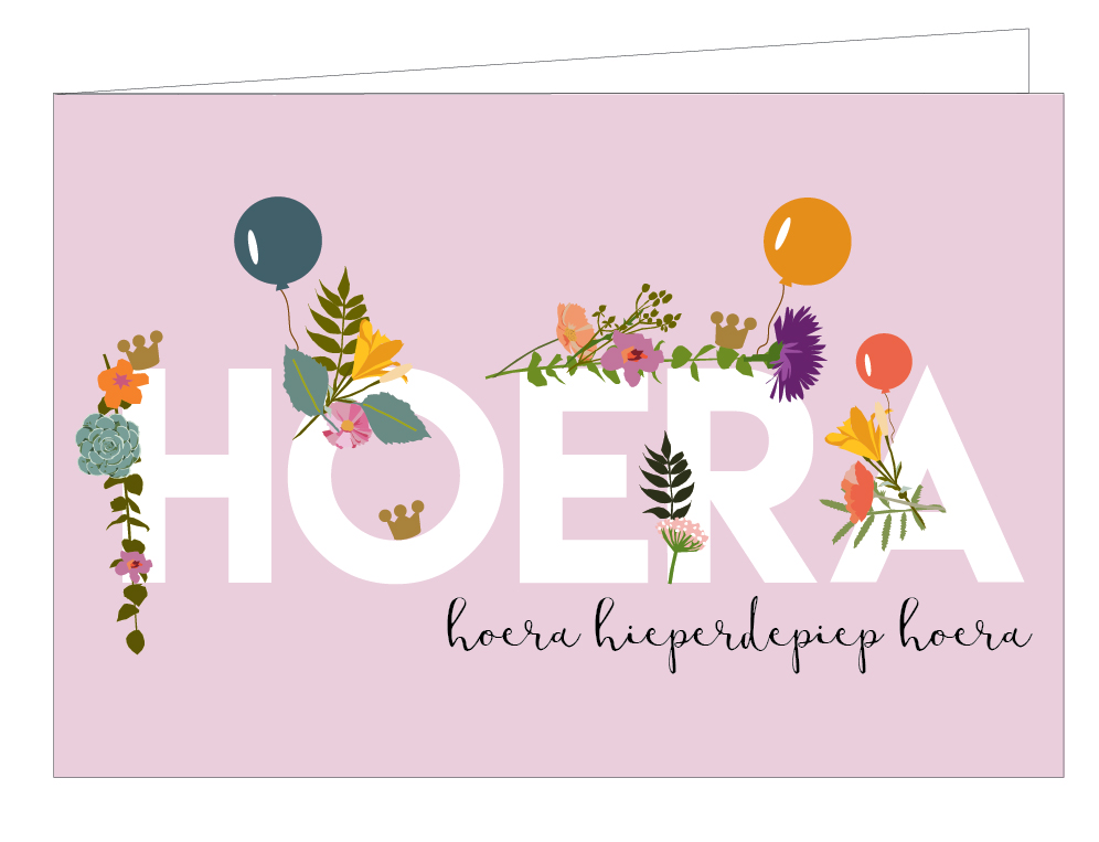 Hoera hoera hieperdepiep hoera | Mailboxcards